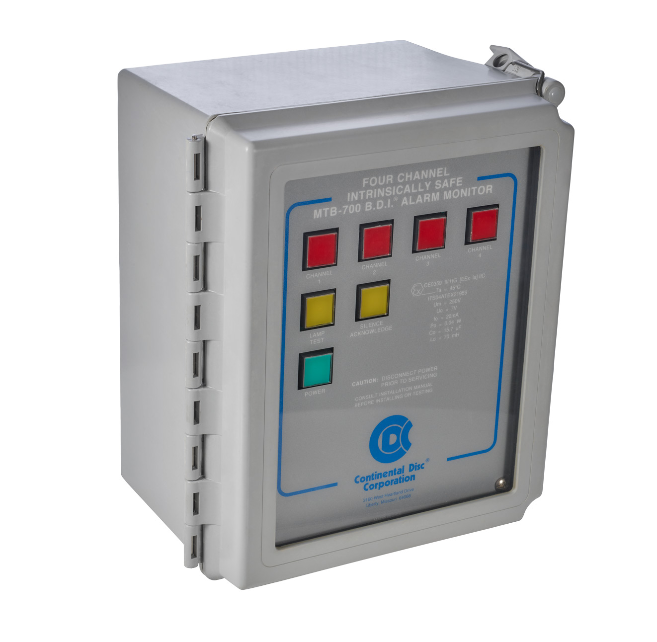 Sistema Sensor de Discos de Ruptura BDI-FLX™ - P&V Control Devices